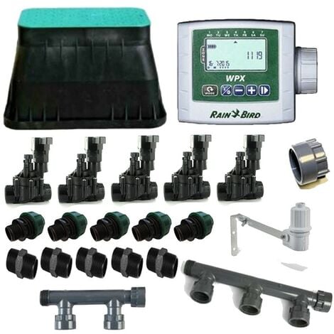 Kit de riego Rain Bird de 5 Zonas El kit contiene todo lo que necesita ...