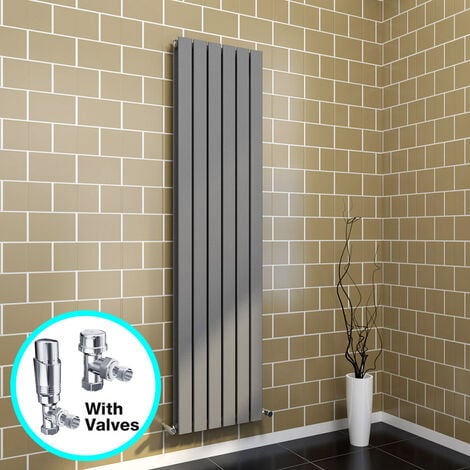 ELEGANT 1800 x 452 mm Designer Anthracite Vertical Column Rads Modern ...