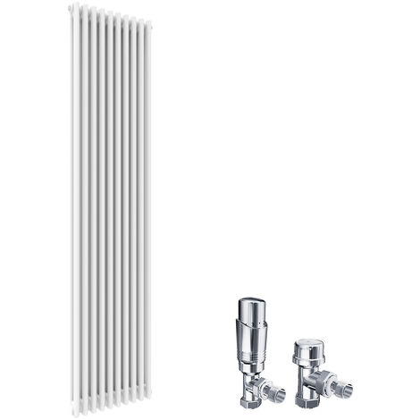 ELEGANT 1800 x 465 mm Traditional Rads Cast Iron Style Radiator White ...
