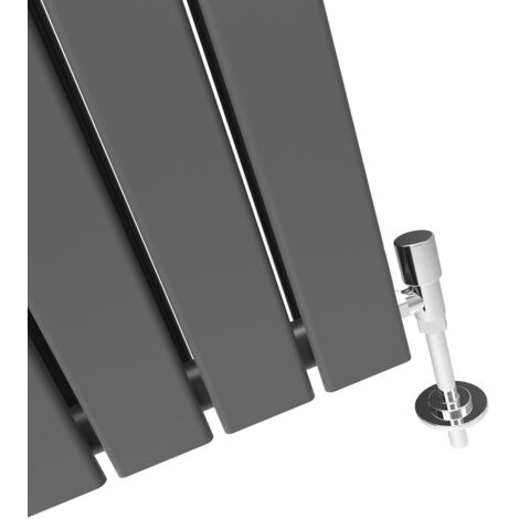 ELEGANT Anthracite Horizontal Radiator Double Flat Panel Radiator ...