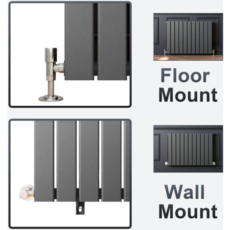 ELEGANT Central Heating Rads Steel Radiator 1600x452 mm Vertical Double ...