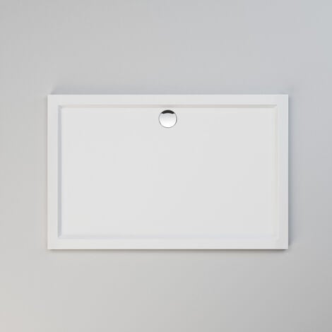 ELEGANT 1400 x 900 mm Sliding Shower Enclosure Matt Black Frame Cubicle ...