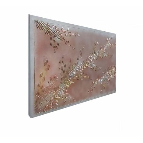 Cuadro artesanal Perla Marrón - Oro 80cm (ancho) x 120cm (alto)