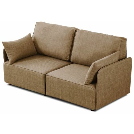 Sofá modular 2 plazas con brazos Cubiq Beige (ancho) x 93cm (alto)