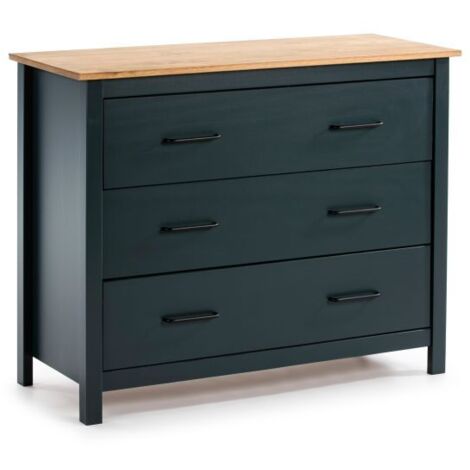 Cómoda Eira Blue Ocean - Oak (ancho) x 80cm (alto)