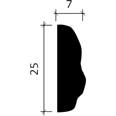 Wand- und Friesleiste PROFHOME 151372 Stuckleiste Zierleiste ...