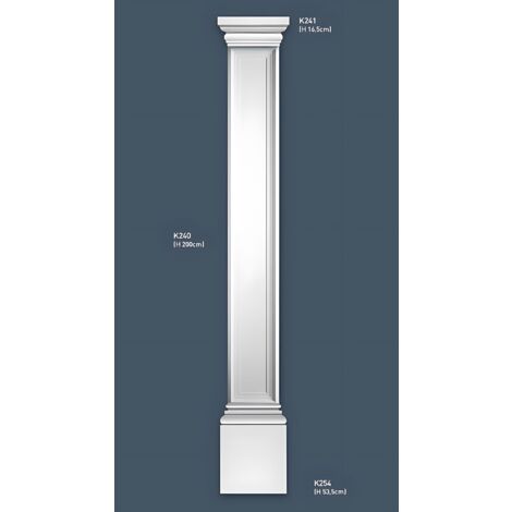 Pilaster Stuck Orac Dekor K254 LUXXUS Sockel Stuck Dekor Element aus ...