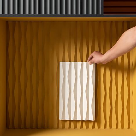 Orac Decor W112-box MODERN RIDGE 1 caja 6 piezas 3d revestimiento mural ...