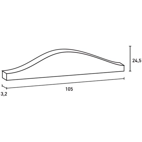 Frontale Perfil de estuco Orac Decor D170 LUXXUS Elemento decorativo de ...
