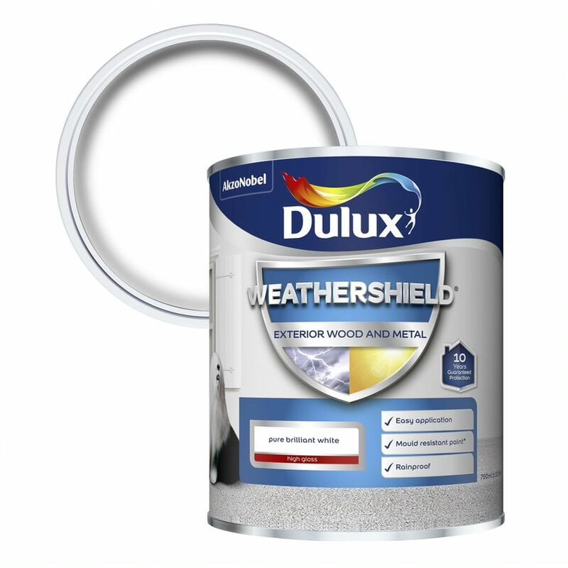 Dulux Weathershield Exterior Gloss Pbw 750ml