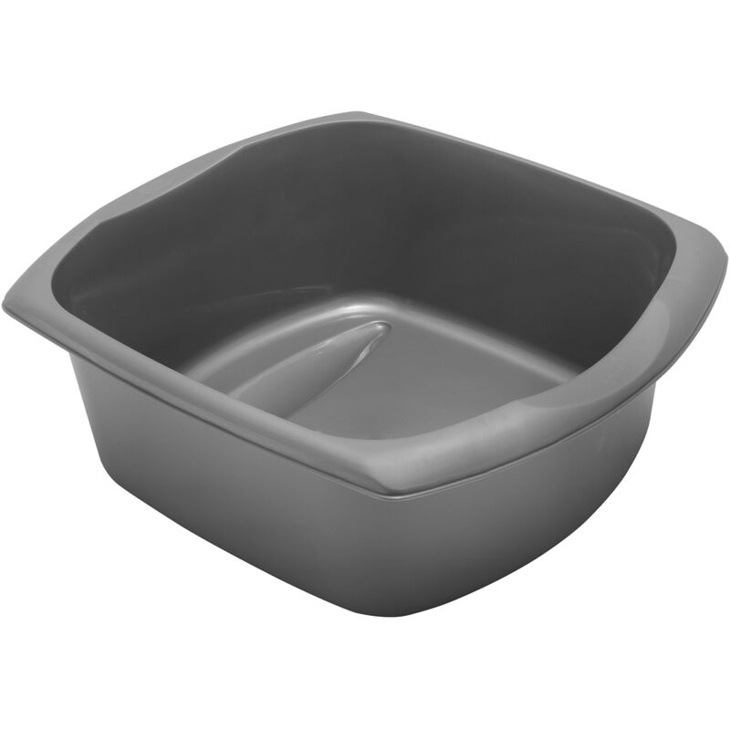 Addis Rectangular Washing Up bowl - 9.5 Litre - Metallic
