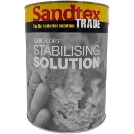 Sandtex Trade Quick Dry Water Based Stabilising Solution - Clear - 5L