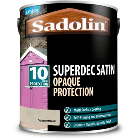 Sadolin Superdec Satin Opaque Wood Protection - Summer Sweet - 5L