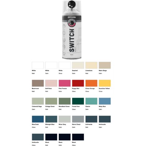 Rust-Oleum Switch Spray Paint 400ml - Matt - Mushroom