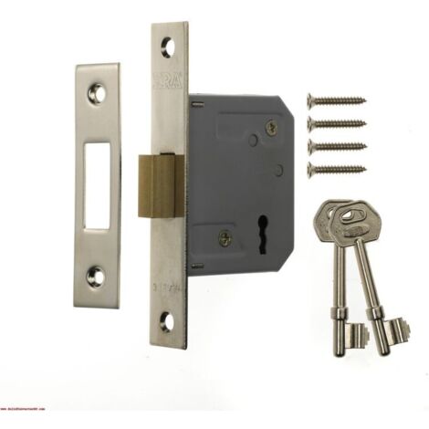 Era 3 Lever Deadlock 3 Chrome Effect Chrome Eff 76mm