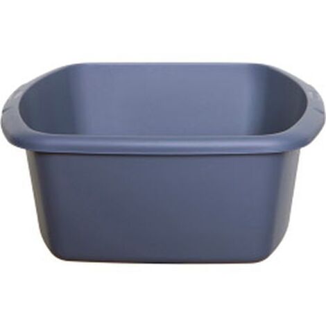 Whitefurze Large Rectangular Bowl Silver Washing Up Bowl