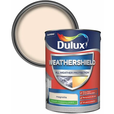 Dulux All Weather Protection Smooth Masonry - 5L - Magnolia