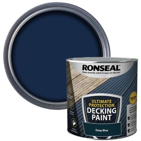 Ronseal Ultimate Protection Decking Paint - 2.5L - Deep Blue
