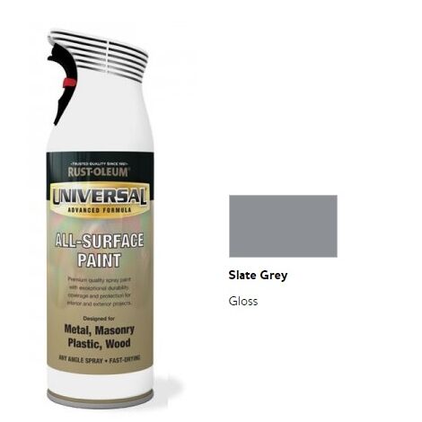 Rust-Oleum Universal All Surface Spray Paint - Gloss - Slate Grey - 400ml