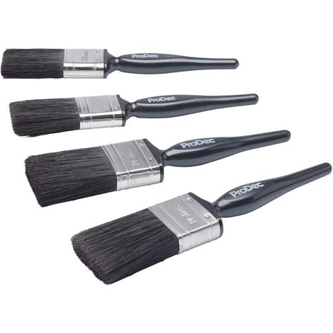 ProDec Trade Pro Mixed Bristle 4 Brush Set - 2 x 1.5" and 2 x 2"