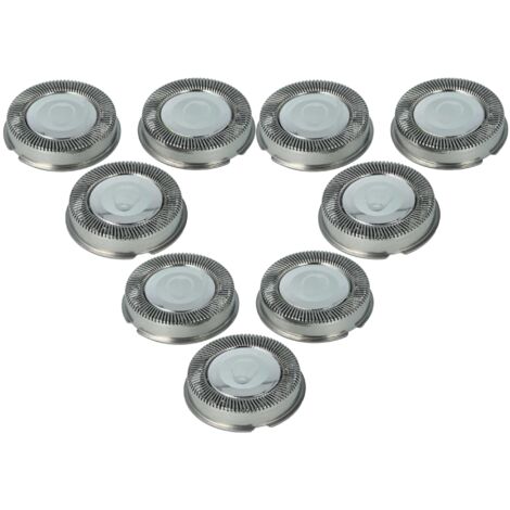 vhbw 9x testina di ricambio compatibile con Philips HS165, HS250, HS155 ...