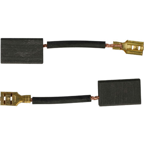 vhbw 2x spazzola carbone 16 x 10 x 5 mm compatibile con Milwaukee AG 16-125 XE, AG 16-150 QXC ...