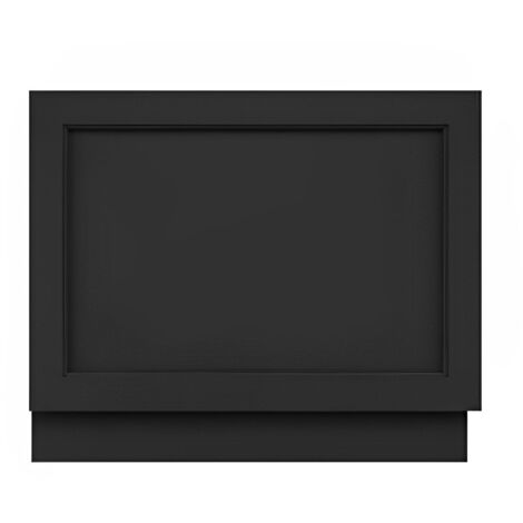 Bayswater Matt Black MDF Bath End Panel 560mm H x 800mm W
