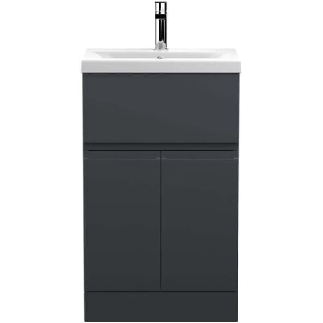 Hudson Reed Urban Floor Standing Vanity Unit with Basin 1 Satin ...
