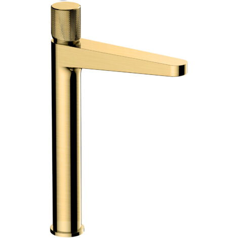 RAK Amalfi Brushed Gold Tall Basin Mixer Tap - RAKAMA3003G