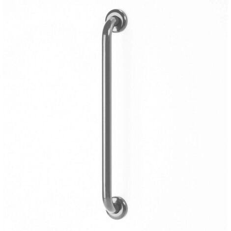 AKW Epoxy Coated Stainless Steel Grab Rail 450mm Length - Mid Grey