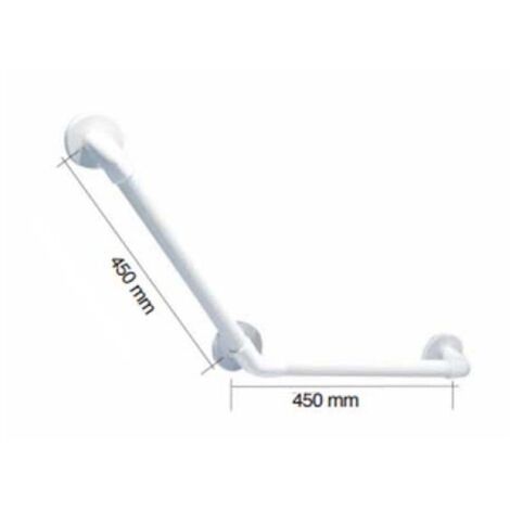 AKW 1400 Series 135 Degree Angled Grab Rail 450mm Length Blue