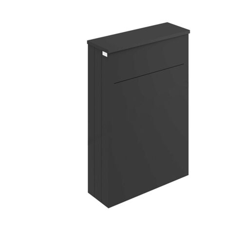 Bayswater Matt Black WC Toilet Unit 550mm Wide