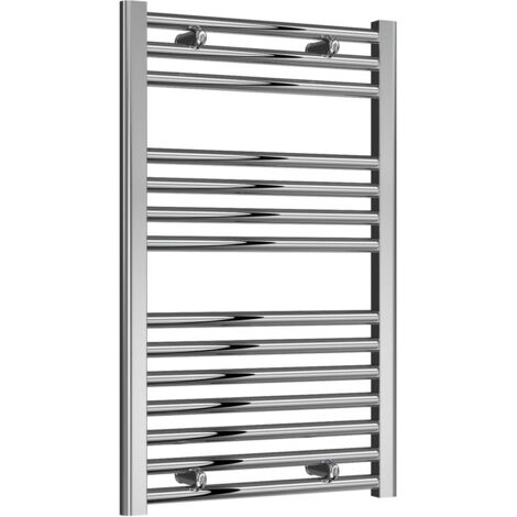 Reina Diva Chrome Electric Towel Rail 800mm High x 500mm Wide (+ Chrome ...