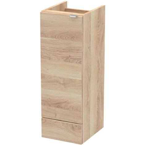 Hudson Reed Fusion Base Unit 300mm Wide - Bleached Oak