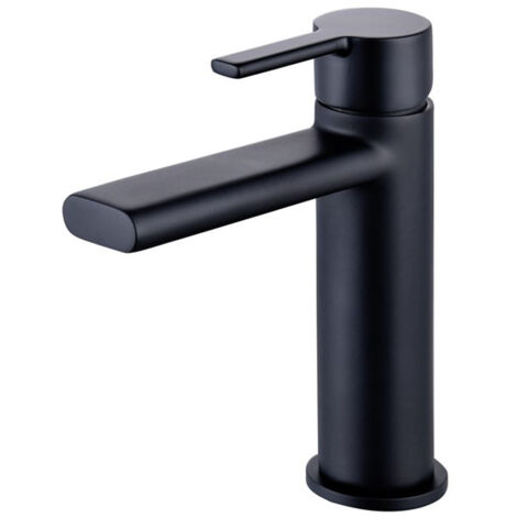 Signature Onyx Basin Mixer Tap Single Handle - Matt Black