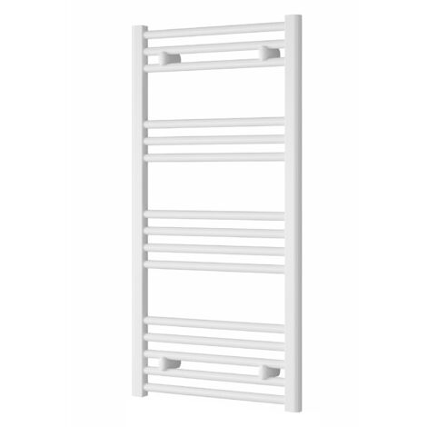Reina Capo White Electric Towel Rail 1000mm High x 600mm Wide (+ White ...