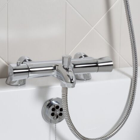 Bristan Artisan TMV2 Thermostatic Bath Shower Mixer Tap - Chrome