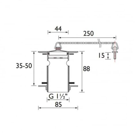 Bristan Traditional Chrome Slotted Belfast Sink Waste with Solid Brass ...