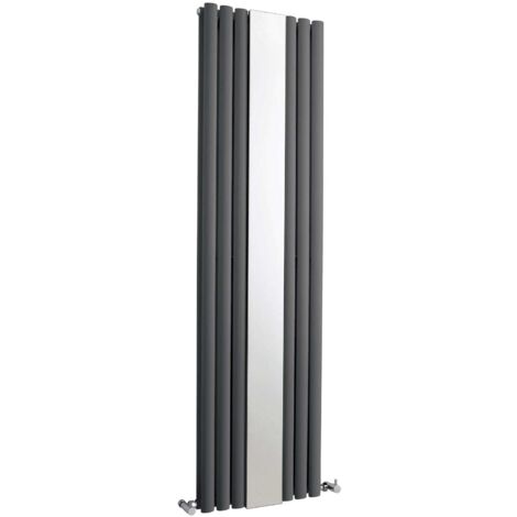Hudson Reed Revive Double Designer Vertical Radiator Mirror 1800mm H x ...