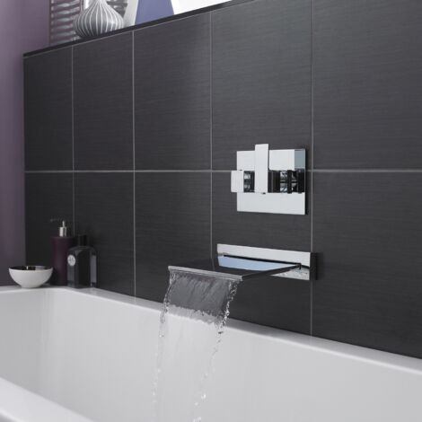 Hudson Reed Waterfall Filler Spout Shower/Bath - Chrome