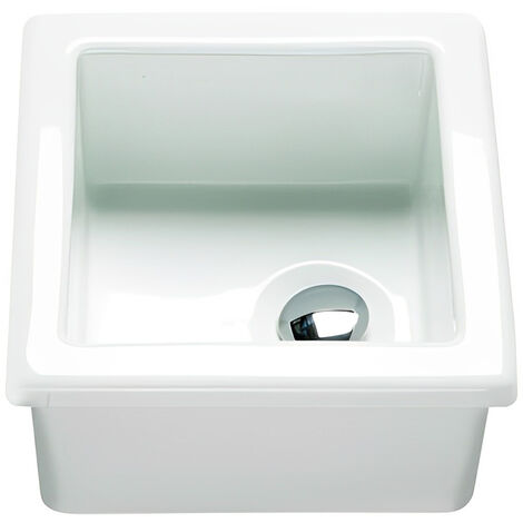 RAK Laboratory 2 Ceramic Belfast Kitchen Sink 1.0 Bowl 330mm L x 330mm ...