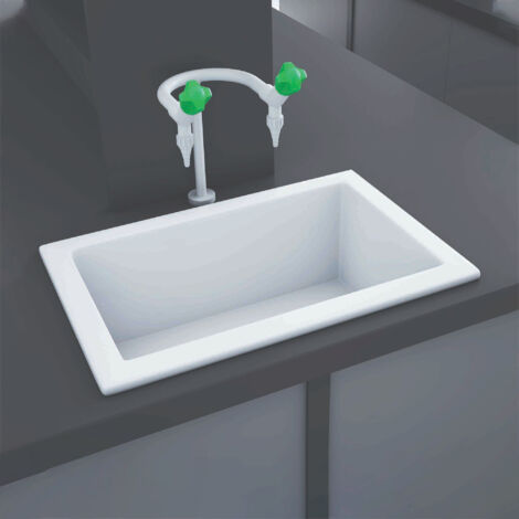 RAK Laboratory 3 Ceramic Belfast Kitchen Sink 1.0 Bowl 585mm L x 380mm ...