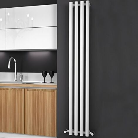 Reina Oria Designer Vertical Radiator 1800mm H x 270mm W White