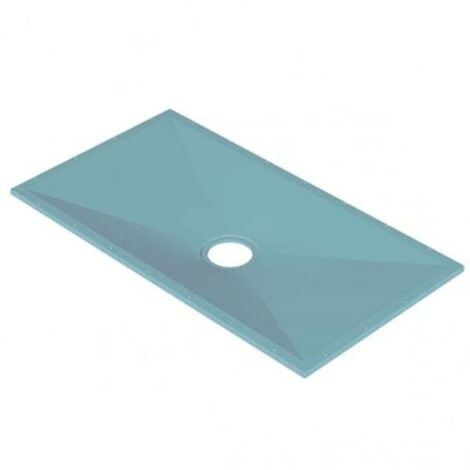 AKW Tuff Form Rectangular Level Access Wet Room Floor Former 1500mm x 820mm
