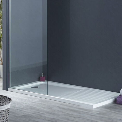 MX Elements Anti-Slip Rectangular Walk-In Shower Tray 1400mm x 900mm ...
