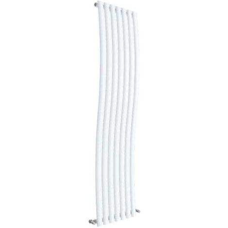 Hudson Reed Revive Wave Designer Vertical Radiator 1785mm H x 413mm W ...
