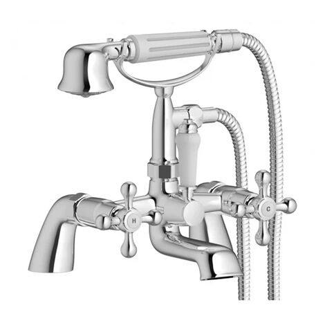 Signature Mayfair Bath Shower Mixer Tap with Shower Kit - Chrome