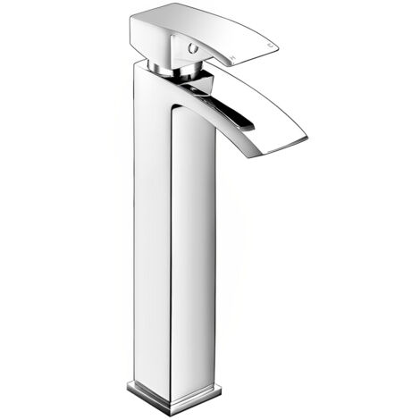 Signature Pilot Tall Basin Mixer Tap Single Handle - Chrome