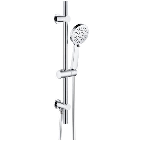 Signature Round Premium Shower Slide Rail Kit with Three Function ...
