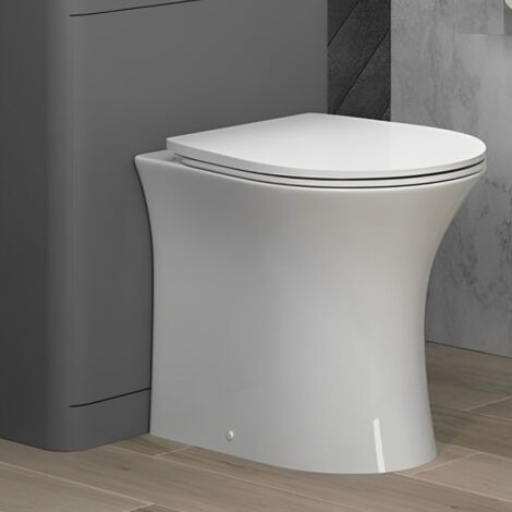Signature Indus Back to Wall Rimless Toilet - Soft Close Seat
